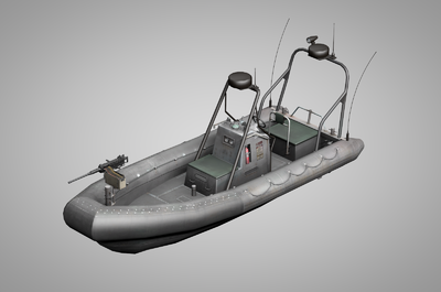 RHIB 军用快艇模型-皮筏艇模型库-OBJ(.obj/.mtl)模型下载-cg模型网