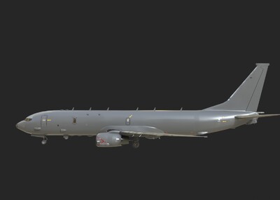 美国海军 P-8A模型-军用飞机模型库-3D Studio(.3ds)模型下载-cg模型网