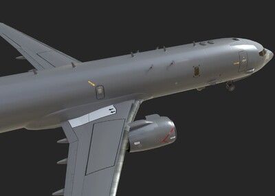 美国海军 P-8A模型-军用飞机模型库-3D Studio(.3ds)模型下载-cg模型网