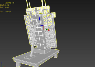 AN/TPS-117雷达模型-其他器械模型库-3ds Max(.max)模型下载-cg模型网