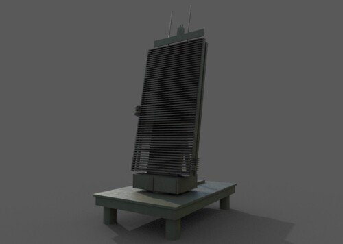 GE592雷达AN/TPS-59模型-其他器械模型库-3ds Max(.max)模型下载-cg模型网