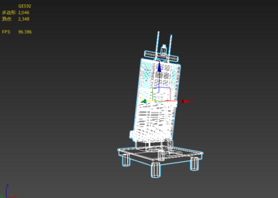GE592雷达AN/TPS-59模型-其他器械模型库-3ds Max(.max)模型下载-cg模型网