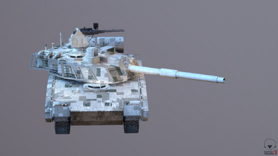 vt5山地坦克模型-火炮器械模型库-3ds Max(.max)模型下载-cg模型网