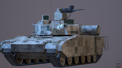 vt5山地坦克模型-火炮器械模型库-3ds Max(.max)模型下载-cg模型网