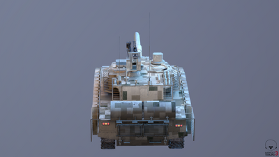 vt5山地坦克模型-火炮器械模型库-3ds Max(.max)模型下载-cg模型网