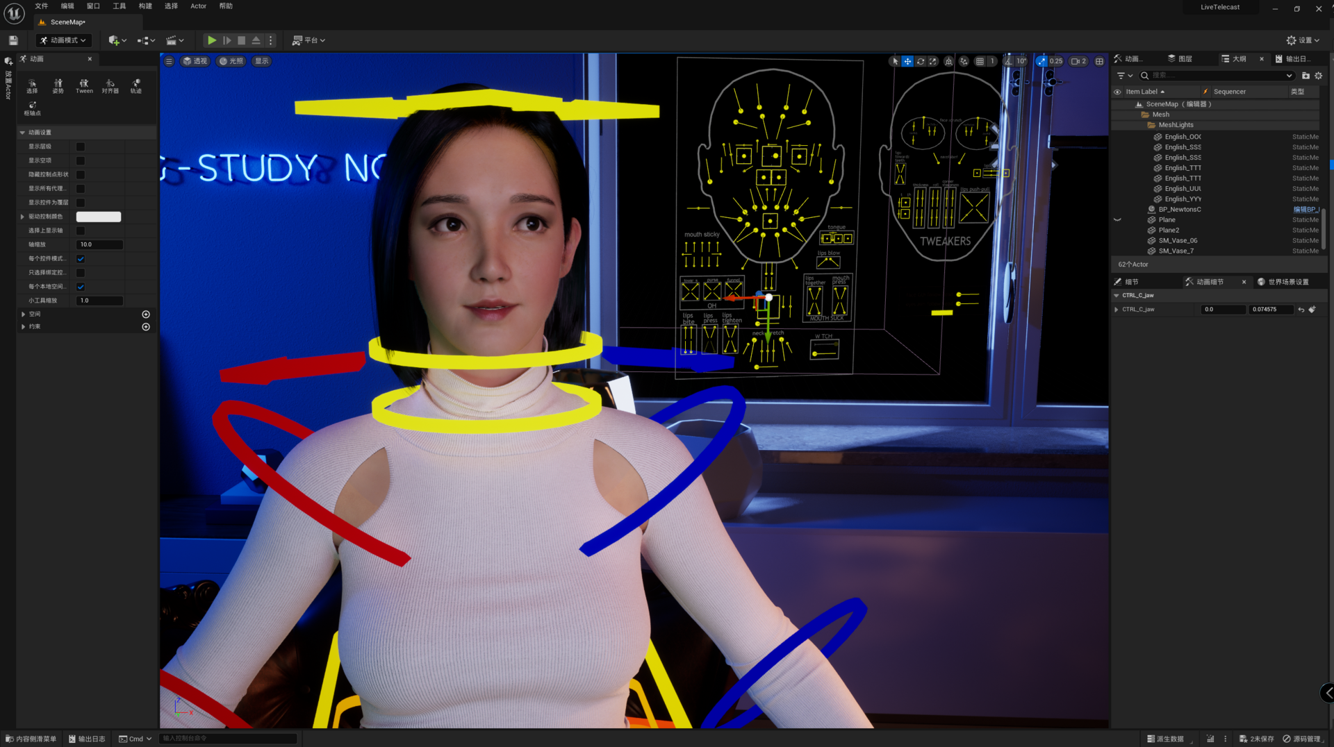 【元宇宙】虚拟数字人美女Grace模型 - 角色/人物/生物 - 作品模型 - CG模型网