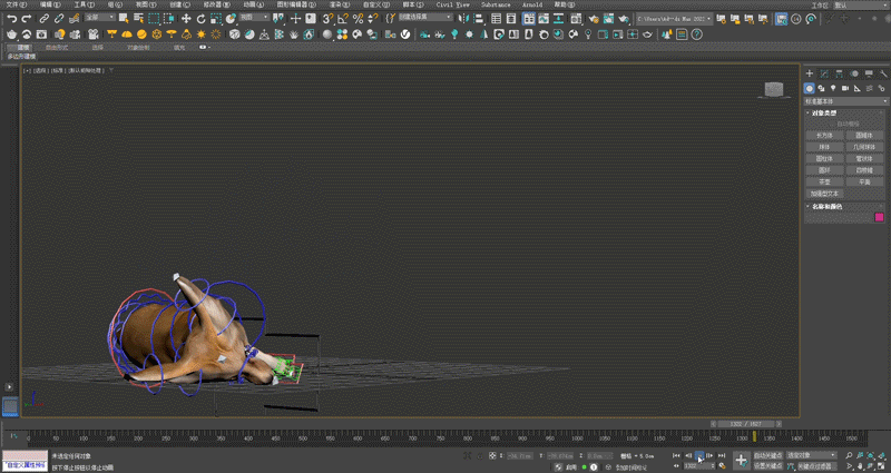 狐狸（动画）骨骼绑定 红狐模型-哺乳模型库-3D Studio(.3ds)模型下载-cg模型网