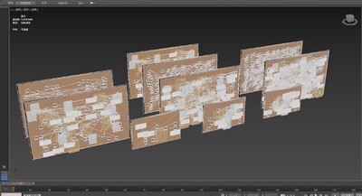 白板 线索整理板模型 场景部件模型库 Fbx Fbx 模型下载 Cg模型网