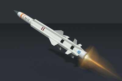 鹰击系列-YJ-12反舰导弹 写实导弹模型-其他器械模型库-FBX(.fbx)模型下载-cg模型网