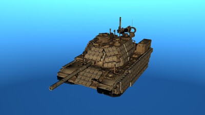 PBR次世代 美国M60主战坦克模型-装甲车／坦克模型库-Maya(.ma/.mb)模型下载-cg模型网