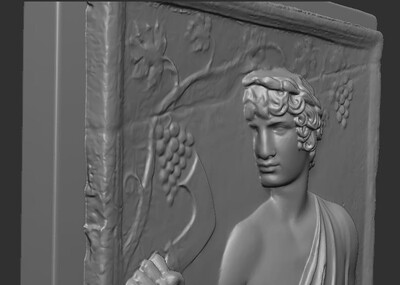 古希腊安提诺斯浮雕雕塑模型3D模型zbrush文件stl文件模型-神话雕塑模型库-Zbrush(.zpr)模型下载-cg模型网