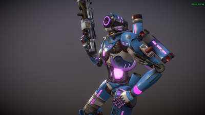 免费APEX 探路者眼眶皮肤模型-机器人／机甲模型库-OBJ(.obj/.mtl)模型下载-cg模型网