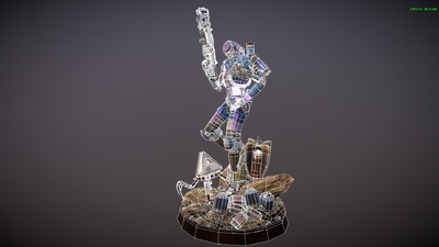 免费APEX 探路者眼眶皮肤模型-机器人／机甲模型库-OBJ(.obj/.mtl)模型下载-cg模型网