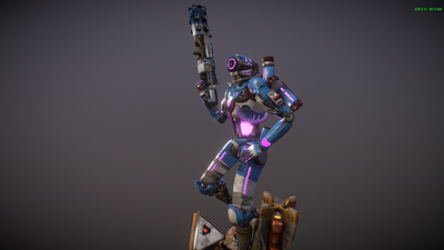 免费APEX 探路者眼眶皮肤模型-机器人／机甲模型库-OBJ(.obj/.mtl)模型下载-cg模型网