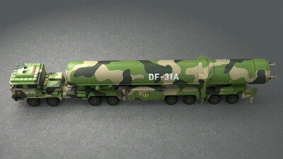 东风-31 东风-31A模型-其他器械模型库-3ds Max(.max)模型下载-cg模型网