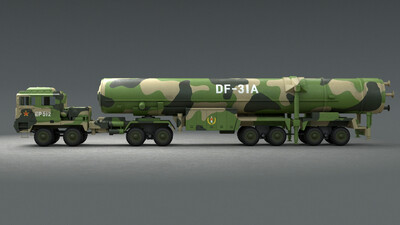 东风-31 东风-31A模型-其他器械模型库-3ds Max(.max)模型下载-cg模型网