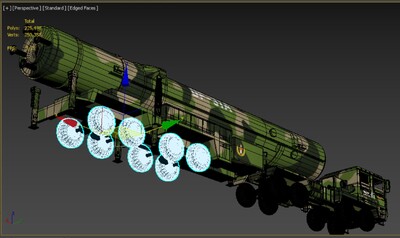 东风-31 东风-31A模型-其他器械模型库-3ds Max(.max)模型下载-cg模型网