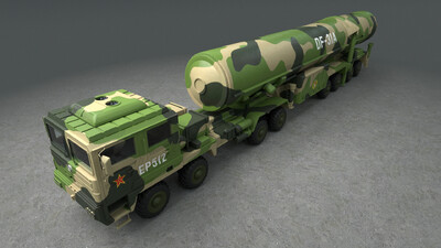 东风-31 东风-31A模型-其他器械模型库-3ds Max(.max)模型下载-cg模型网