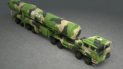 东风-31 东风-31A模型-其他器械模型库-3ds Max(.max)模型下载-cg模型网