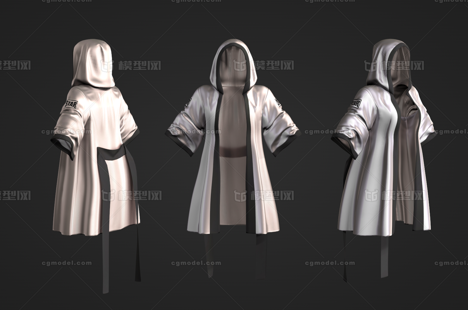 次世代 PBR模型-穿戴服饰模型库-FBX(.fbx)模型下载-cg模型网