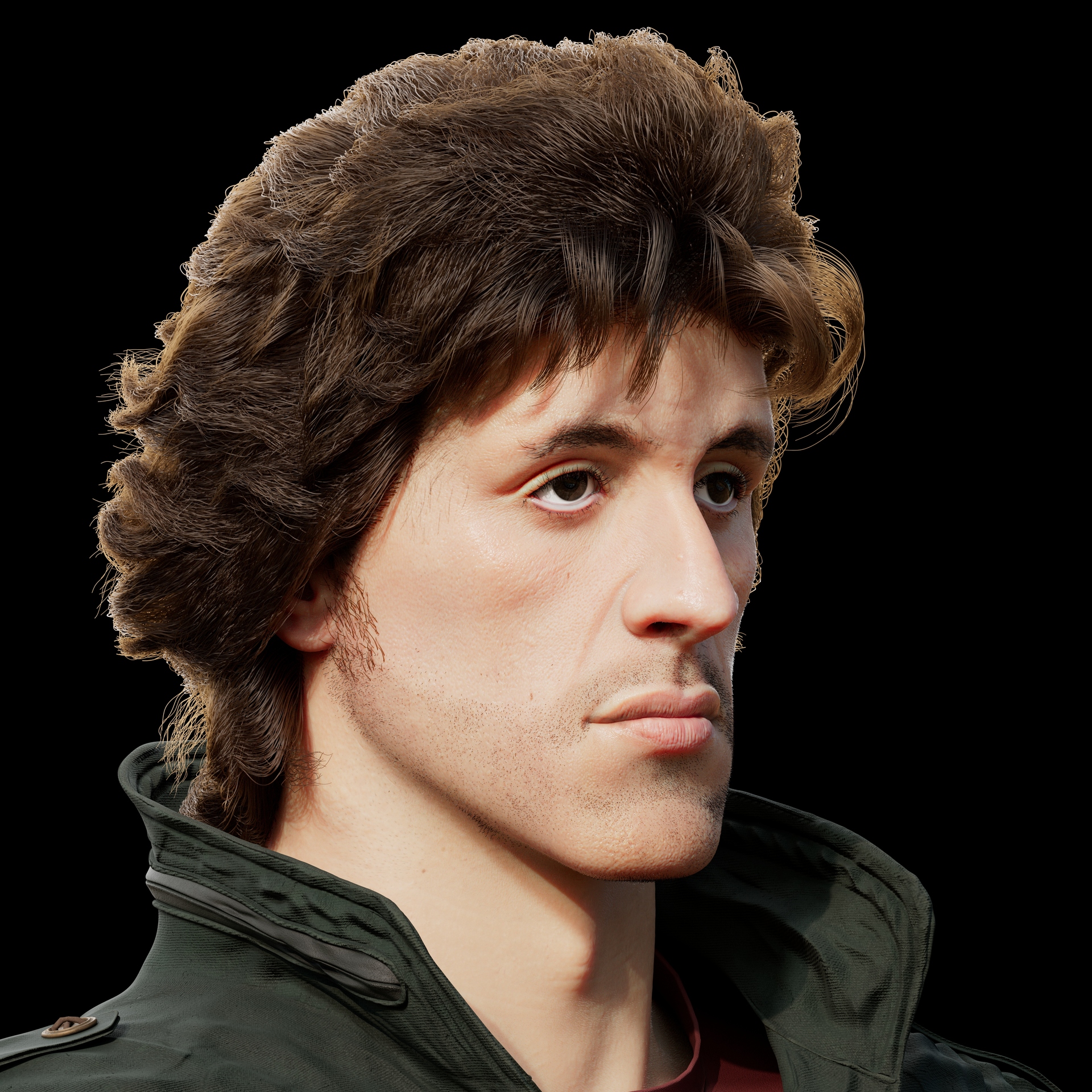 John Rambo模型 - 角色/人物/生物 - 作品模型 - CG模型网