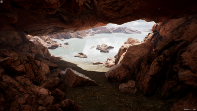 岩石 岩洞模型-自然场景模型库-Unreal Engine模型下载-cg模型网