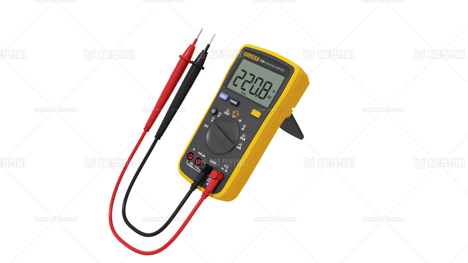 万用表 福禄克万用表模型-电脑设备模型库-FBX(.fbx)模型下载-cg模型网