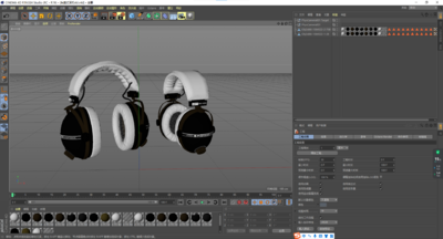头戴式耳机 通用格式模型-数码配件模型库-3ds Max(.max)模型下载-cg模型网