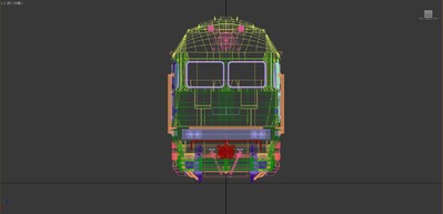 东风8型内燃机车(DF8 0001)模型-火车/轨道车模型库-3ds Max(.max)模型下载-cg模型网