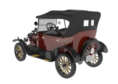 福特 Model T4 Ford Model T4 老爷车-模型-轿车模型库-3ds Max(.max)模型下载-cg模型网
