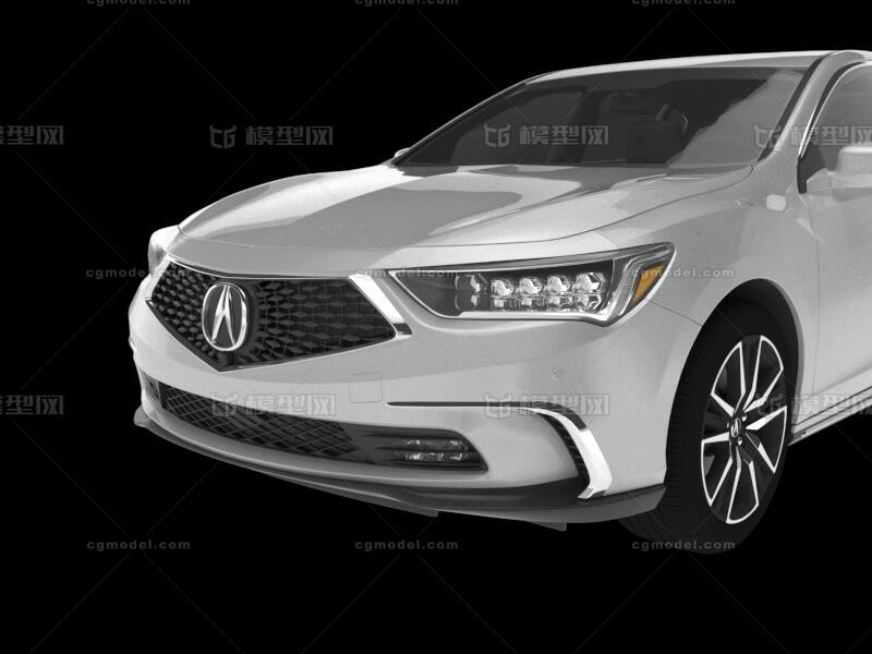 讴歌RLX Acura-RLX-2021模型-轿车模型库-3ds Max(.max)模型下载-cg模型网