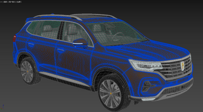 荣威-RX5 Roewe-RX5-2020模型-轿车模型库-3ds Max(.max)模型下载-cg模型网