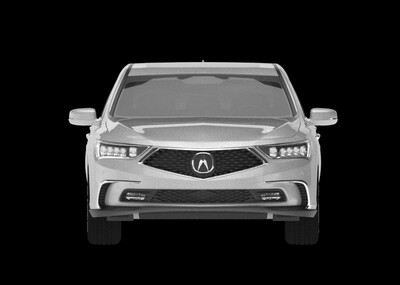 讴歌RLX Acura-RLX-2021模型-轿车模型库-3ds Max(.max)模型下载-cg模型网
