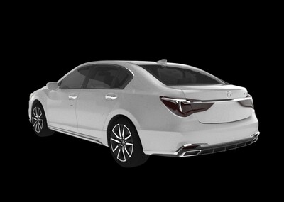 讴歌RLX Acura-RLX-2021模型-轿车模型库-3ds Max(.max)模型下载-cg模型网
