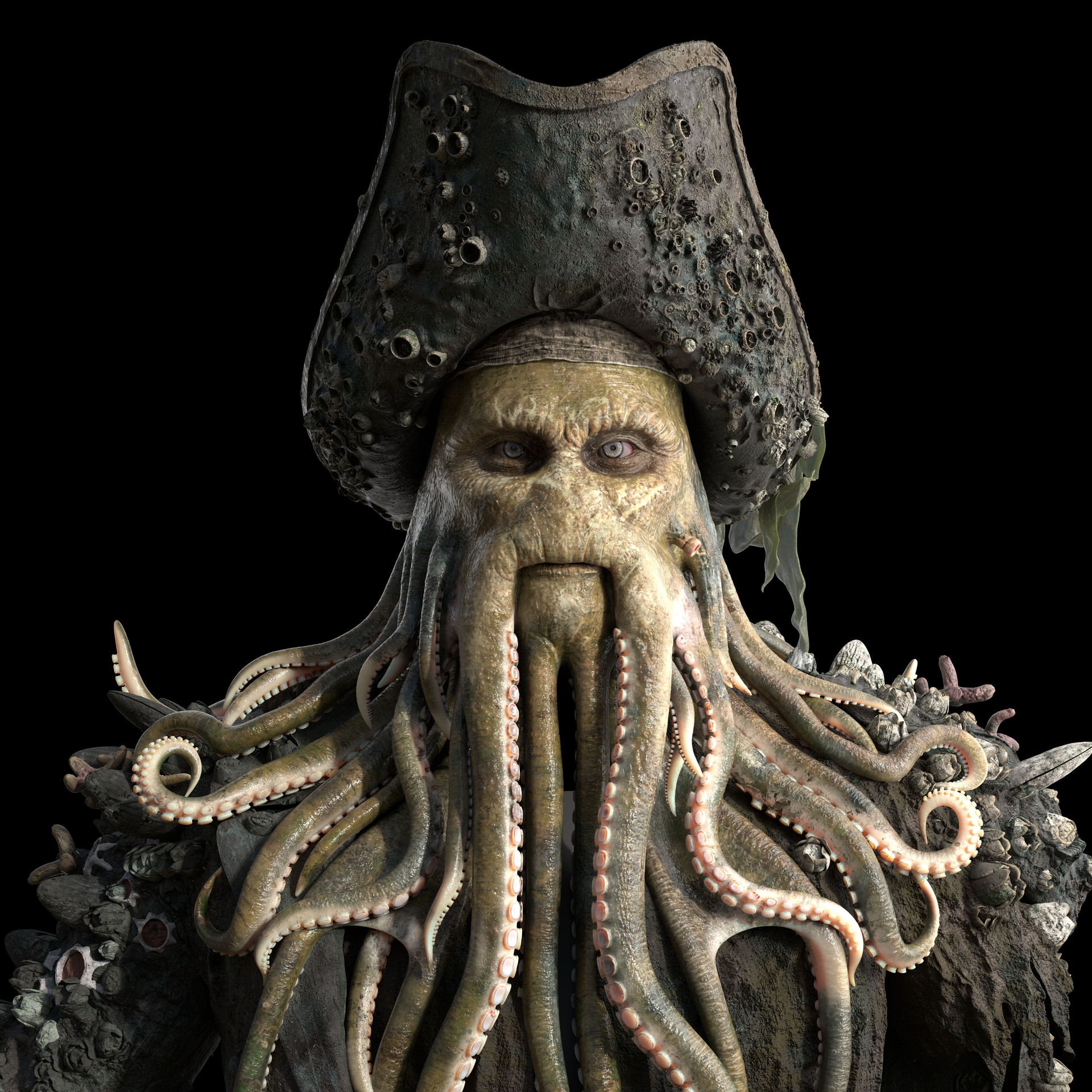 Davy Jones模型 - 角色/人物/生物 - 作品模型 - CG模型网