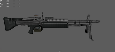 m60轻机枪 武器模型-枪械模型模型库-FBX(.fbx)模型下载-cg模型网