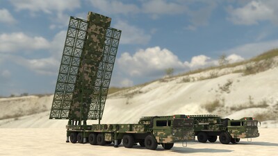 YLC-8E 中国反隐身雷达模型-火炮器械模型库-3ds Max(.max)模型下载-cg模型网