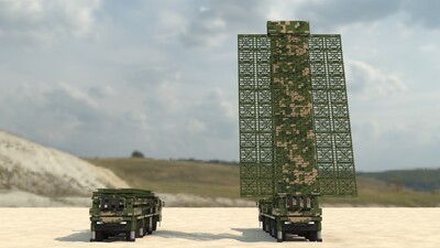 YLC-8E 中国反隐身雷达模型-火炮器械模型库-3ds Max(.max)模型下载-cg模型网