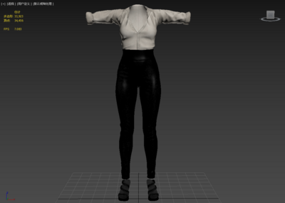 女孩 姑娘模型-女人模型库-FBX(.fbx)模型下载-cg模型网