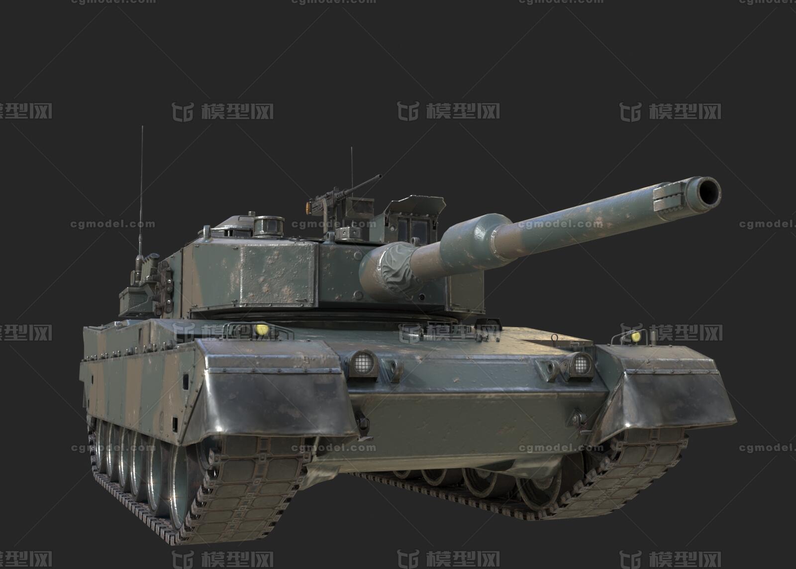 PBR 两涂装模型-装甲车／坦克模型库-3D Studio(.3ds)模型下载-cg模型网