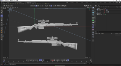 次世代 PBR模型-枪械模型模型库-Cinema 4D(.c4d)模型下载-cg模型网