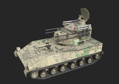 PBR 四涂装模型-火炮器械模型库-3D Studio(.3ds)模型下载-cg模型网