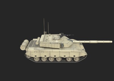 PBR 四涂装模型-装甲车／坦克模型库-3D Studio(.3ds)模型下载-cg模型网