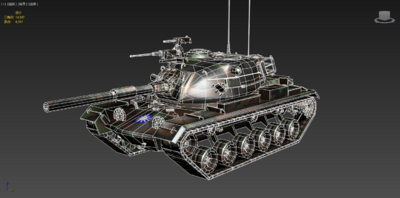 PBR材质 中国台湾省模型-装甲车／坦克模型库-FBX(.fbx)模型下载-cg模型网