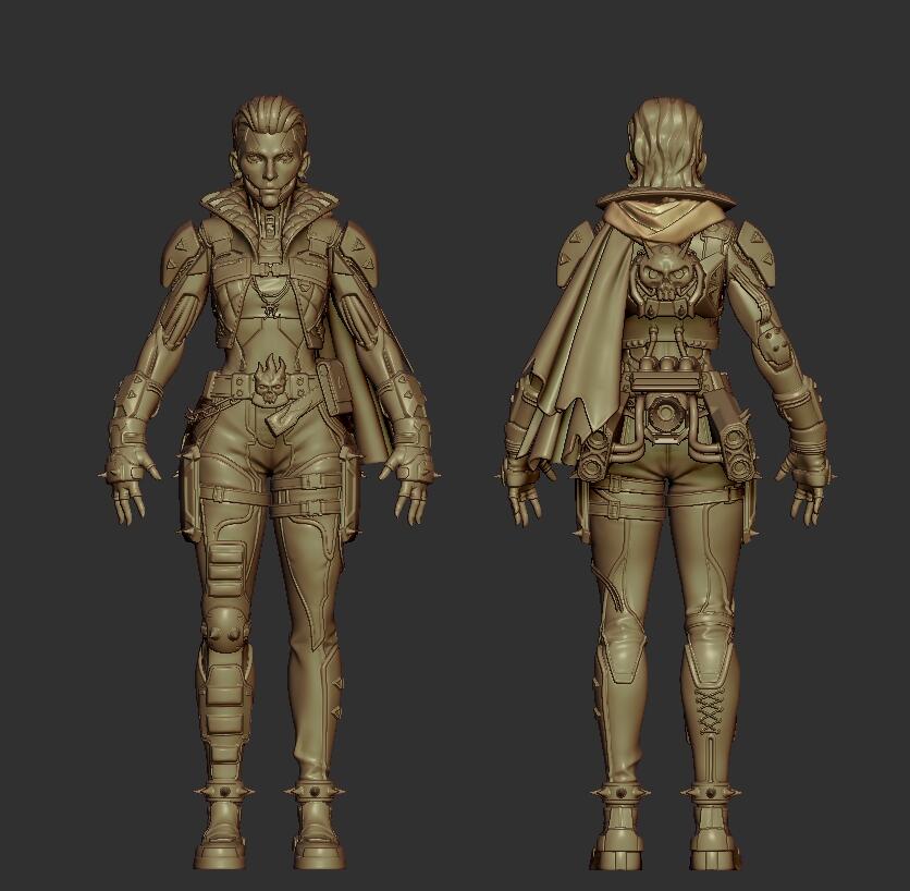 Apex_WRAITH模型 - 角色/人物/生物 - 作品模型 - CG模型网