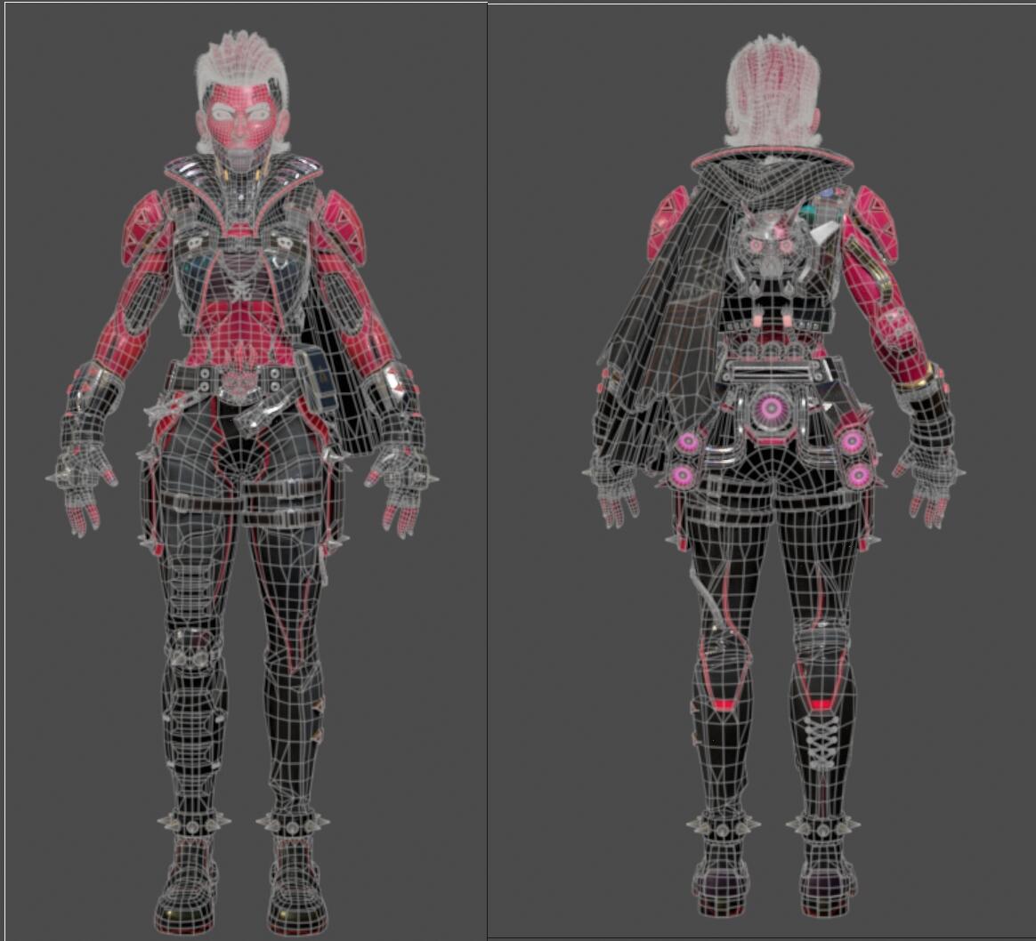 Apex_WRAITH模型 - 角色/人物/生物 - 作品模型 - CG模型网