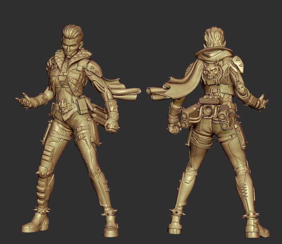 Apex_WRAITH模型 - 角色/人物/生物 - 作品模型 - CG模型网