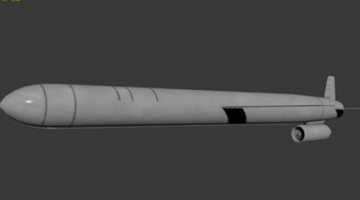 Kh-55巡航导弹 Kh-55模型-其他器械模型库-3ds Max(.max)模型下载-cg模型网