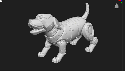 卡通机械狗 机器狗模型-机器动物模型库-Zbrush(.ztl/.zbp)模型下载-cg模型网