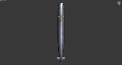 093A攻击核潜艇 核潜艇模型-潜艇模型库-3ds Max(.max)模型下载-cg模型网